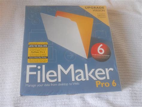 Amazon Com FileMaker Pro 6 Upgrade Mac