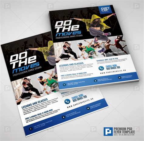 Dance Class And Tutorial Lessons Flyer Psdpixel