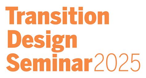 Transition Design Seminar Cmu Syllabus And Course Schedule For The