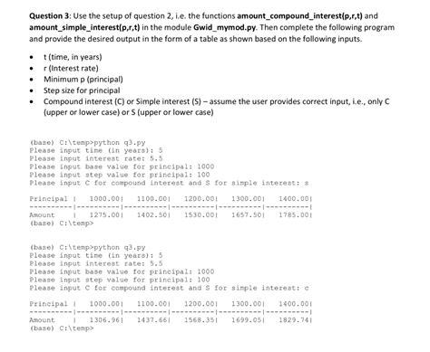 Solved Question 1 Please Write A Program That Computes