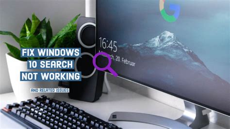 how to resolve and fix windows 10 search not working start menu files