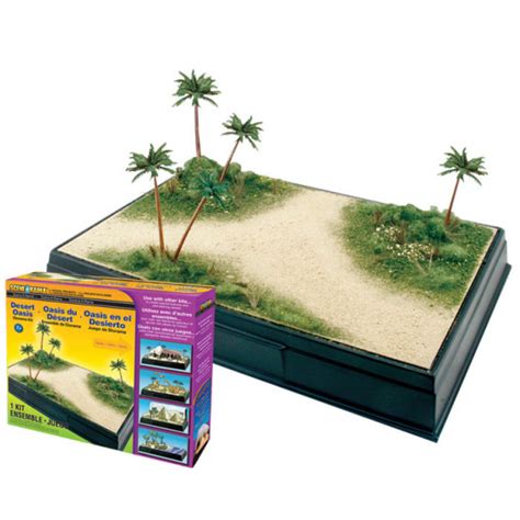 Model Making Desert Oasis Diorama Kit From Woodland Scenics