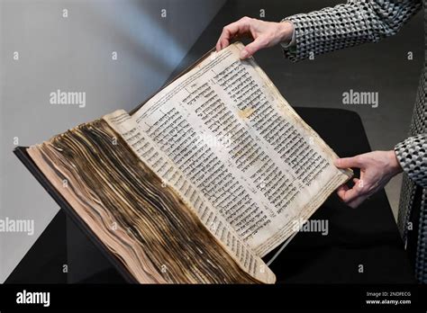 Codex Sassoon Is Presented Before Auction By Sothebys In New York Ny