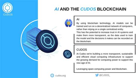 Ai And The Cudos Blockchain Rcudonians