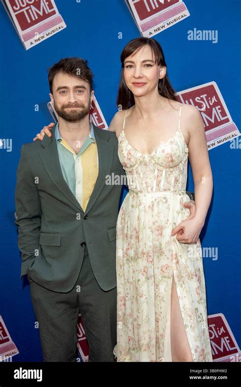 New York United States 23rd Apr 2025 L R Daniel Radcliffe And