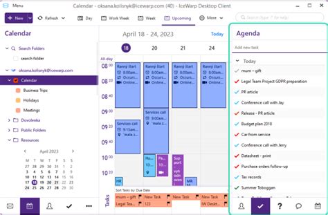 how to display tasks in calendar