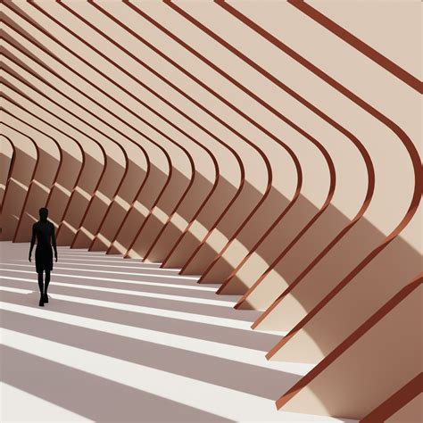 Rotated Polygon Arch Tunnel Junelee Architecture