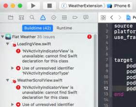 Swift Ios Today Extension Cant Build Stack Overflow