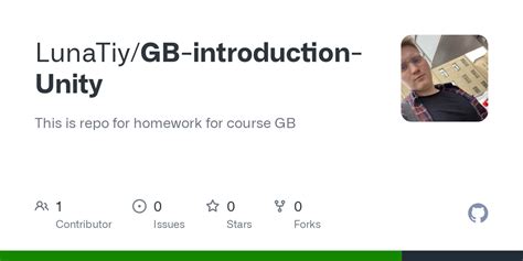 github lunatiy gb introduction unity this is repo for homework for course gb