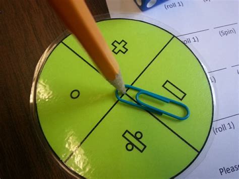 Integer Practice With Dice And Spinners