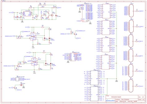 clock in12 static indication pcf8575 easyeda open source hardware lab
