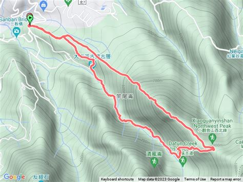大屯溪古道 竿尾崙古道 健行筆記