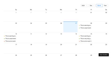 Notice Calendar Antd5100 Codesandbox