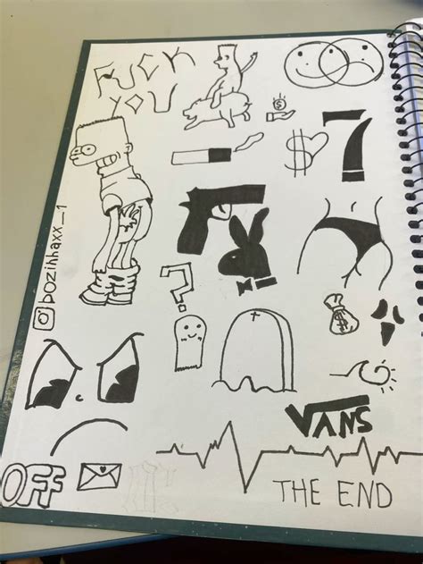 200 Desenhos Para Desenhar No Caderno Fácil De Fazer