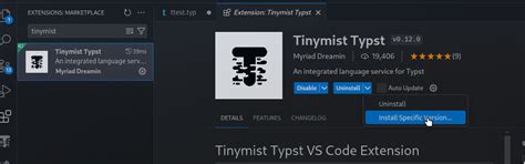 How Do I Set The Typst Version To Render My Document Questions
