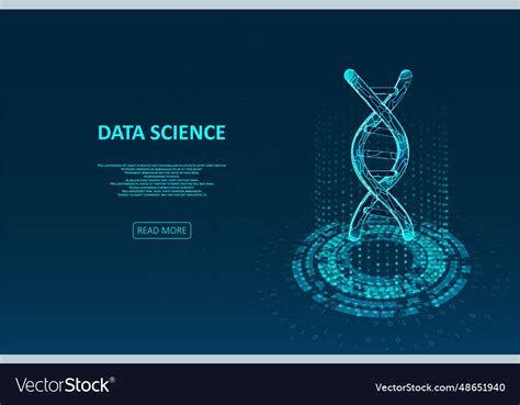Big Genomic Data Visualization Royalty Free Vector Image