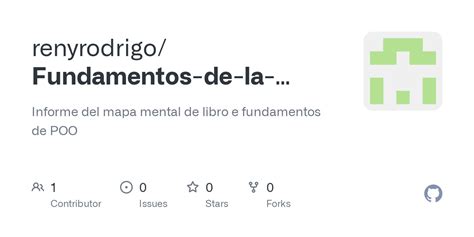 GitHub Renyrodrigo Fundamentos De La Programcion Orientada A Objetos Informe Del Mapa Mental