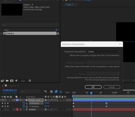 Solved Keyframe Spatial Interpolation Greyed Out I Trie Adobe