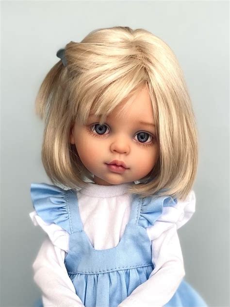 Пин от пользователя Nina на доске Парики Куколки Кукольное лицо