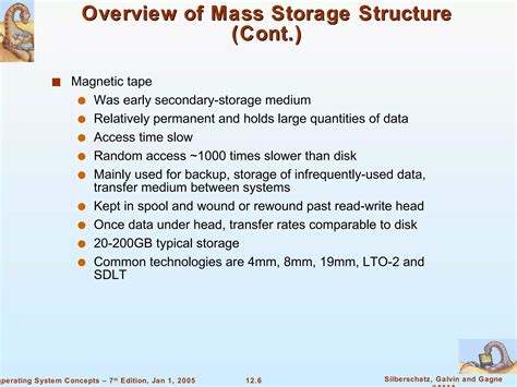 Chapter 12 Mass Storage Systems Ppt