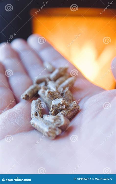 Wood Pellet Production Impact Deforestation Scene With Pile Of Pellets