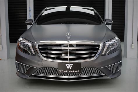 Benz S Class Wrapped In Matte Dark Grey ☑️
