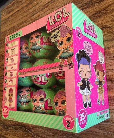 Full Box Of 18 Dolls Balls Series 2 Lol Surprise 7 Layers Lol