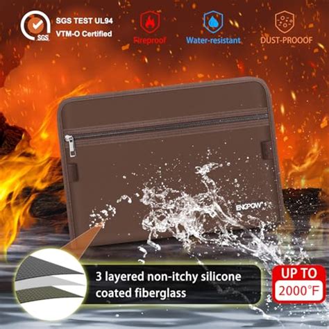 Engpow Accordion File Organizer Fireproof 13 Pockets