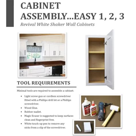 Cabinet Assembly Instructions