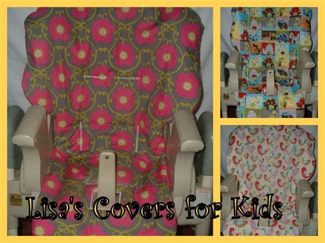 Replacement High Chair Cover Reversible Universal Size Fits Many