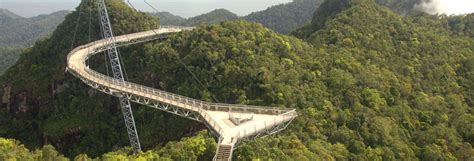 Langkawi Sky Bridge In Malaysia At 700 Metres Above Sea Level