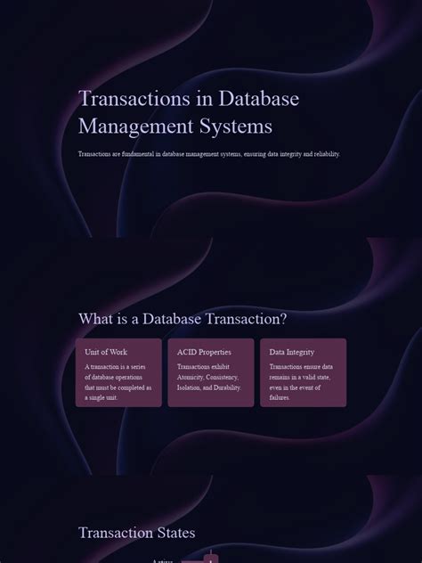 Dbms Pdf Database Transaction Databases