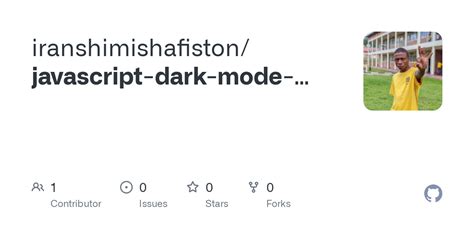 GitHub Iranshimishafiston Javascript Dark Mode And Light Mode