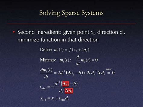 Ppt Solving Linear Systems Iterative Methods And Sparse Systems