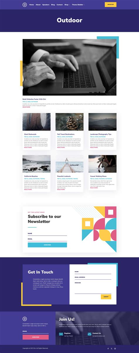 Download A Free Webinar Theme Builder Pack For Divi
