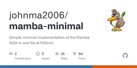 mike tamir phd on linkedin github johnma2006 mamba minimal simple