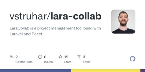 Github Vstruharlara Collab Laracollab Is A Project Management Tool Build With Laravel And React