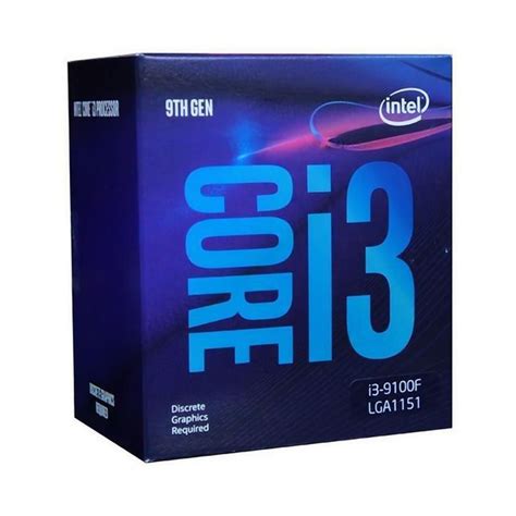 Процессор Intel I3-9100F-GZA-211-(30%) Core i3 9-го поколения, BOX (с ...