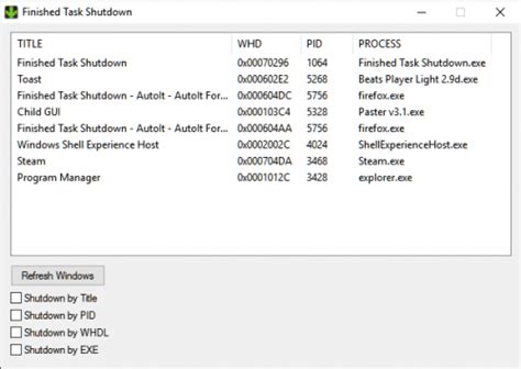 Finished Task Shutdown Autoit Autoit Forums