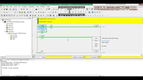 Contoh Dasar Penggunaan Cx Programmer Teknik Mekatronika