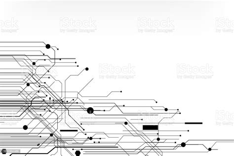 회로 기판 현대 디자인 빈 복사 공간 인포 그래픽 작업 회색 스케일 색상 추상 Pcb 추적 데이터 인포그래픽 디자인