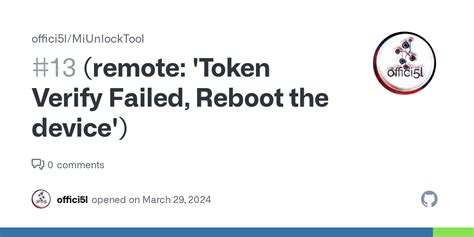 Remote Token Verify Failed Reboot The Device · Issue 13