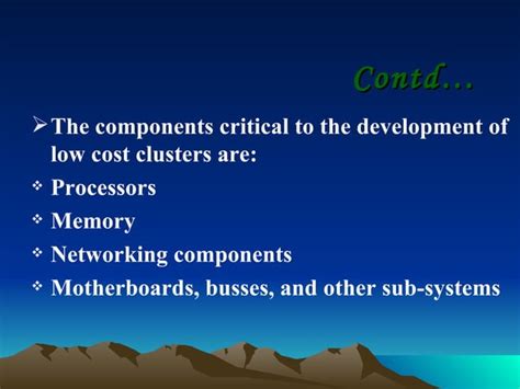 Cluster Computing Ppt