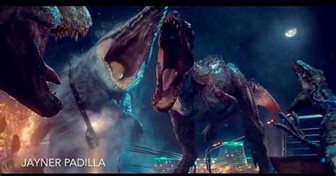 Jurassic World Battle The Mosasaur Takes Out The Indominus Rex The