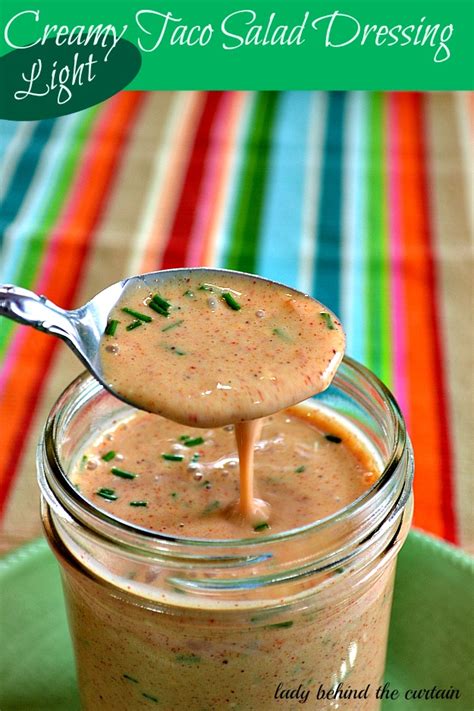 Light ~ Creamy Taco Salad Dressing