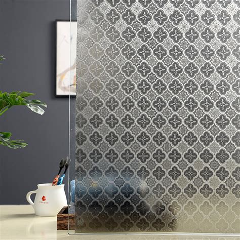 ฟิล์มติดกระจก Glass Sticker ประตูกระจก หน้าต่างกระจก ห้องน้ำ ห้องครัว ประตูบ้าน แบบสูญญากาศ 60