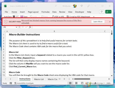 How To Enable Macros In Excel For Single Or All Workbooks