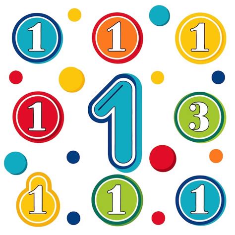 Premium Vector Pattern With A Numbers Theme