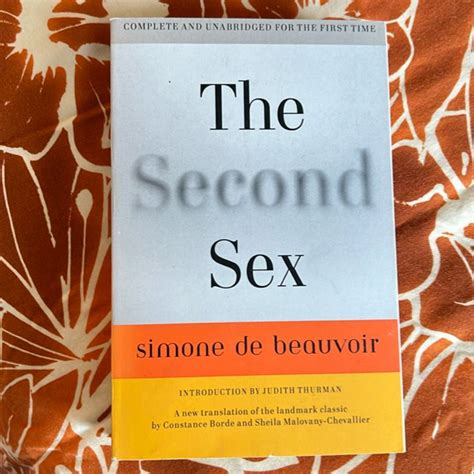 The Second Sex By Simone De Beauvoir Constance Borde Translator
