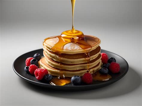 Download Ai Generated Pancakes Breakfast Royalty Free Stock